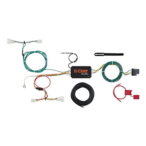 CURT 56284 Vehicle-Side Custom 4-Pin Trailer Wiring Harness, Fits Select Honda HRV