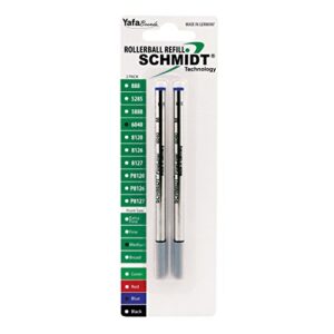 schmidt 6040 fineliner with spring loaded refill 1.0mm, point blue, 2 pack blister (sc58118)