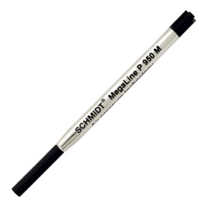 SCHMIDT P950 Megaline Pressurized Ballpoint Refill Medium, Black, 2 Pack Blister (SC58147)