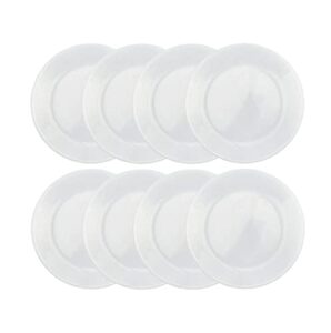 corelle livingware winter frost white 10.25" dinner plate (set of 8)