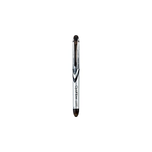 STAPLES 704788 Optiflow Needle-Tip Rollerball Pens Fine Point Black Dozen (15194)