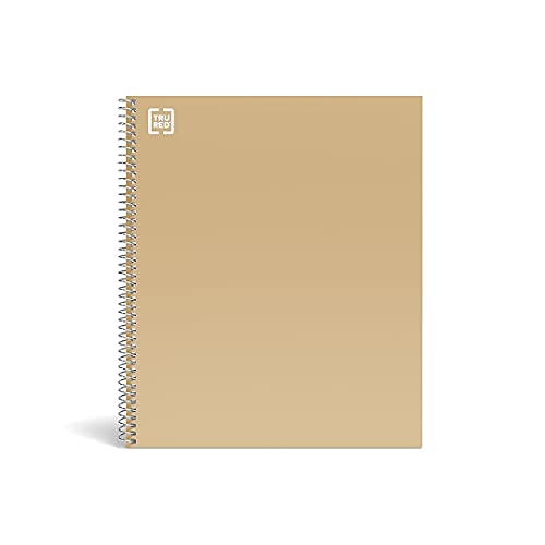 STAPLES 749563 Sustainable Earth 1-Subject Wirebound Notebook Brown 8-1/2X11 Each