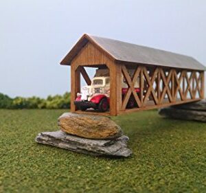 Train Time Laser N Scale Laser Cut Covered Bridge Kit