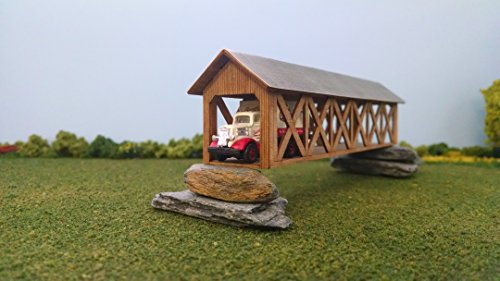 Train Time Laser N Scale Laser Cut Covered Bridge Kit