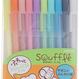 Sakura Color aqueous ballpoint pen ball sign souffle 10 colors PGB10VN