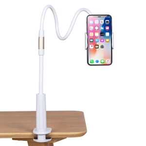 cell phone holder, benks universal flexible long arms mobile phone holder desktop bed lazy bracket mobile stand support all mobiles, for bedroom, kitchen, office, bathroom etc(supreme in 900mm length)