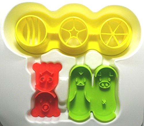 Bento Sausage Mold Set, Japanese Cute Kawaii Design, Octopus, Flower, Crab Pig, Penguin", DECO-BENTO, Japan Import