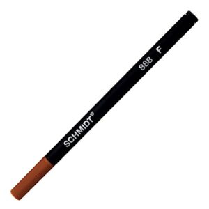 SCHMIDT 888 Technology Ceramic Rollerball Plastic Tube Refill Fine Point 0.6mm, Black, 2 Pack Blister (SC58108)