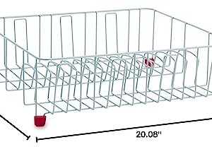 Farberware 3-Piece Dish Rack Set, Red