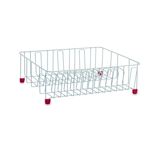 Farberware 3-Piece Dish Rack Set, Red