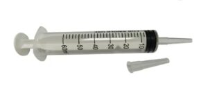 med chalet exelint disposable syringe, sterile single pack, 50 ml to 60 ml medical grade catheter tip, j1