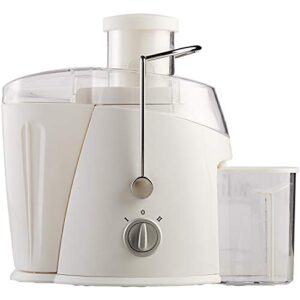 brentwood juice extractor with graduated jar, 2-speed 400w, white