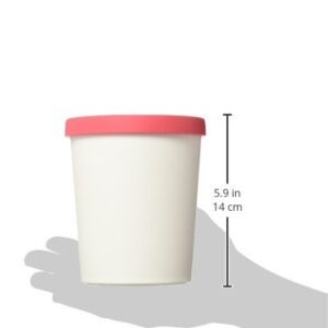 Tovolo Sweet Treats 1 Quart Raspberry Tub, Set of 2