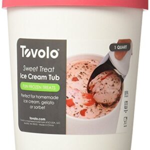 Tovolo Sweet Treats 1 Quart Raspberry Tub, Set of 2