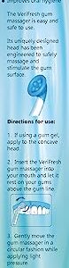 VeriFresh Gum Massager/Stimulator. Oral Care Remedy to Stimulate and Maintain Healthy Gums