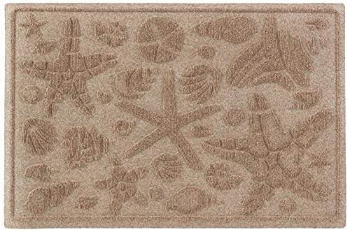 AquaShield Beachcomber Doormat, 2" x 3", Camel