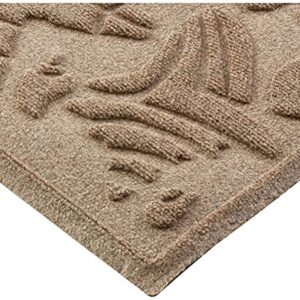 AquaShield Beachcomber Doormat, 2" x 3", Camel