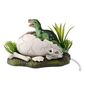 saim new born baby dinosaur live action aquarium ornament fish tank air bubbler decorations