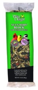 wild delight 388350 13 oz nut & berry outdoor pet food block