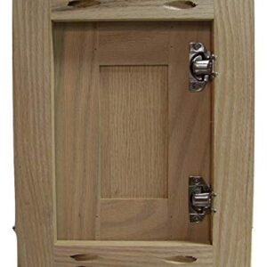 12x12 Laundry Clothes Chute Door - Oak Framed Shaker Unfinished Spring Loaded by Fast-Shipped-Filters