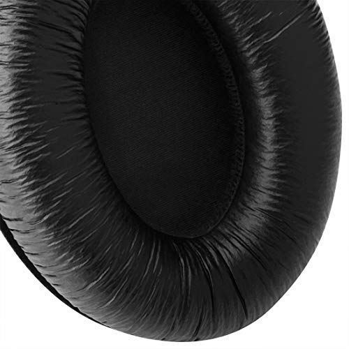 Geekria QuickFit Replacement Ear Pads for Sennheiser HD448, HD449, HD418, HD419, HD428, HD429, HD439, HD438 Headphones Ear Cushions, Headset Earpads, Ear Cups Cover Repair Parts (Black)