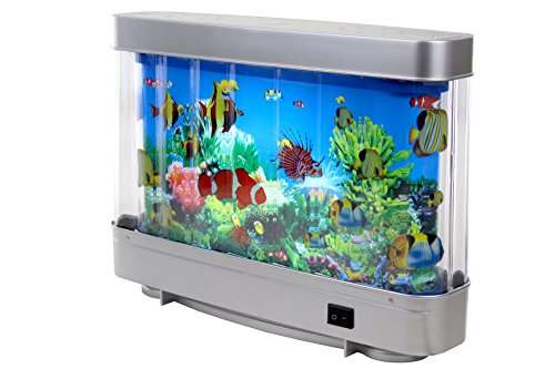 Lightahead Artificial Tropical Fish Decorative Sensory Aquarium Lamp Virtual Ocean in Motion (Marine Life A)