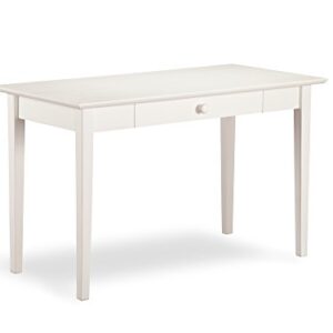 Atlantic Furniture AH12102 Shaker Desk with Drawer, White,H-79282