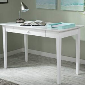 Atlantic Furniture AH12102 Shaker Desk with Drawer, White,H-79282