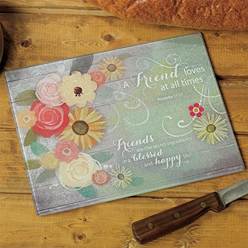 Abbey Gift, Mini (Abbey & CA Gift) Abbey Press 11 x 8.5 Friend Cutting Board, Multicolor