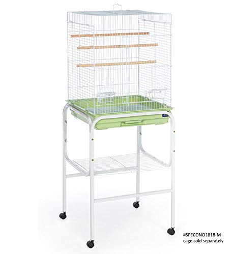 Prevue Pet Products Bird Cage Stand with Shelf, White