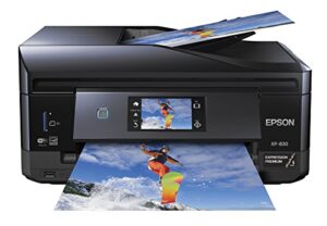 epson xp-830 wireless color photo printer with scanner, copier & fax, amazon dash replenishment ready, c11ce78201, 1