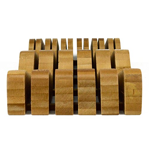 16 Knives Organic Bamboo Knife Block