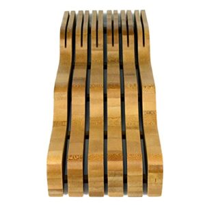 16 Knives Organic Bamboo Knife Block