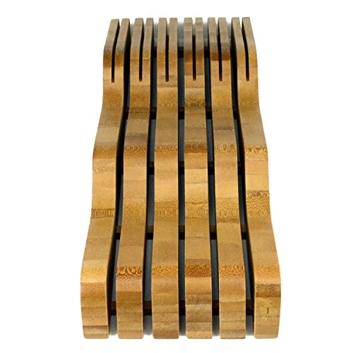 16 Knives Organic Bamboo Knife Block