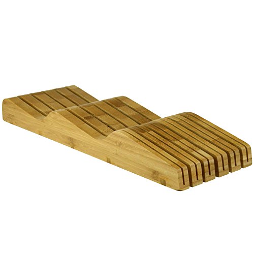 16 Knives Organic Bamboo Knife Block