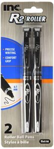 2 roller ball pens 0.7mm