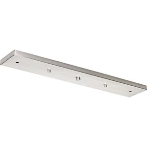 progress lighting p8404-09 traditional/casual canopy accessory, brushed nickel