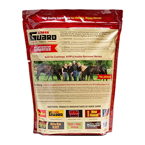 Equine Hoof Guard 10 lb, Concentrated Hoof Supplement, 32 mg. of Biotin