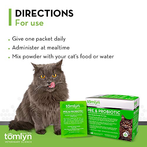 Tomlyn Pre & Probiotic Powder for Cats, 30ct