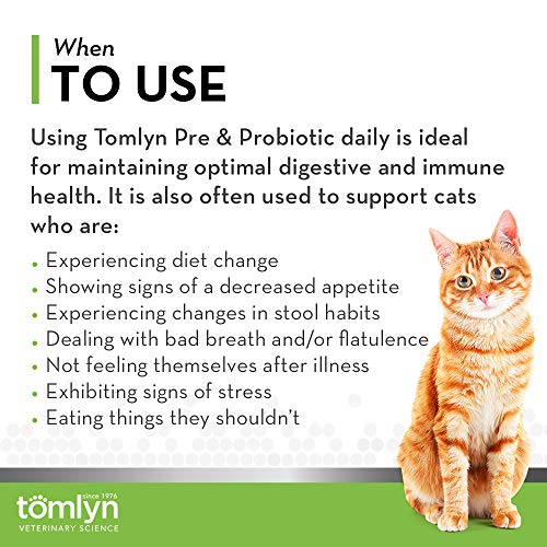 Tomlyn Pre & Probiotic Powder for Cats, 30ct