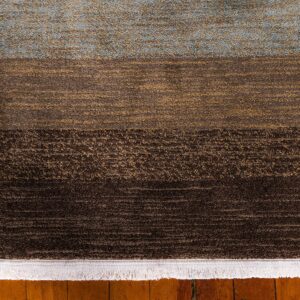 Unique Loom Fars Collection Area Rug - Manila (6' 1" x 9' Rectangle, Multi/ Light Brown)