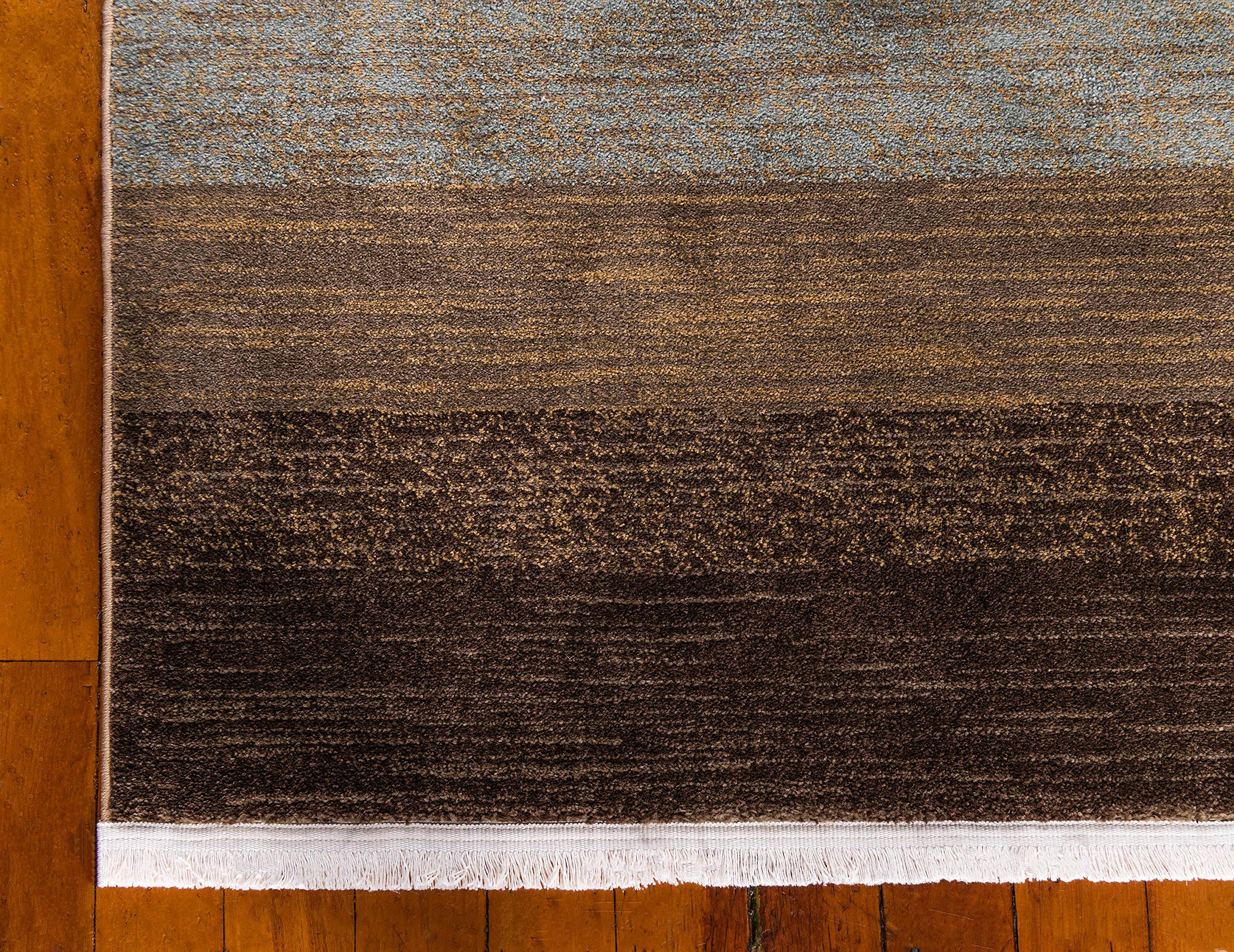 Unique Loom Fars Collection Area Rug - Manila (6' 1" x 9' Rectangle, Multi/ Light Brown)