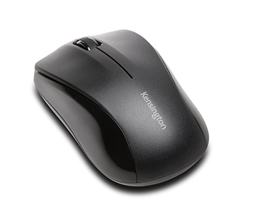 Kensington Silent Mouse-for-Life Wireless USB Mouse - Black (K72392US),1.5" x 2.4" x 4.3"