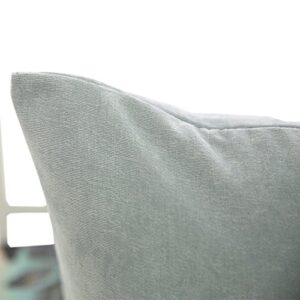 Deconovo Throw Decorative Hand Made Corduroy Pillow Case Cushion Cover with Invisible Zipper, 18x18 Inch, Silver Gray