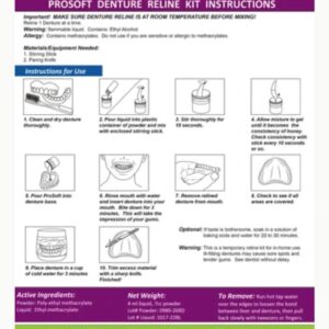 ProSoft Denture Reliner 4 Relines