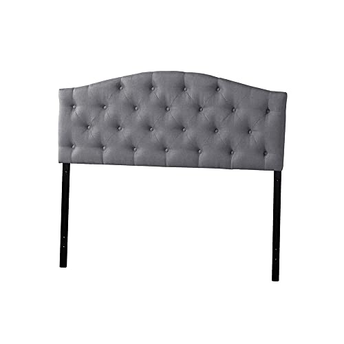 Baxton Studio Myra Headboard, Queen, Grey