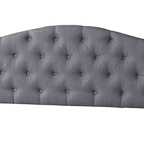 Baxton Studio Myra Headboard, Queen, Grey