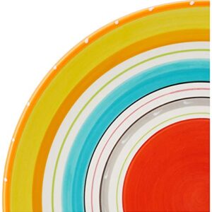 Certified International Mariachi Dinner Plates (Set of 4), 10.75", Multicolor