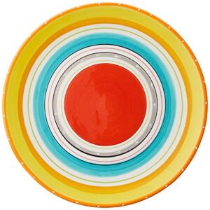 Certified International Mariachi Dinner Plates (Set of 4), 10.75", Multicolor