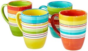 certified international mariachi mugs 20 oz (set of 4),, multicolor